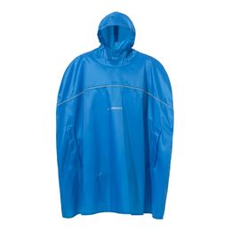 Vaude Poncho 'Grody II' Jungen Gr&ouml;&szlig;e 146 blau / offwhite