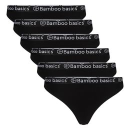 Bamboo basics String Damen Gr&ouml;&szlig;e XL schwarz / wei&szlig;