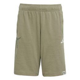 adidas Performance Sporthose 'Jude Bellingham' Jungen Gr&ouml;&szlig;e 152 khaki / schwarz / wei&szlig;