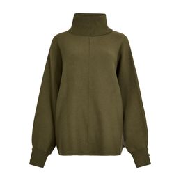 Apricot Roll Neck Oversized Batwing Jumper ' ' Damen Gr&ouml;&szlig;e L khaki