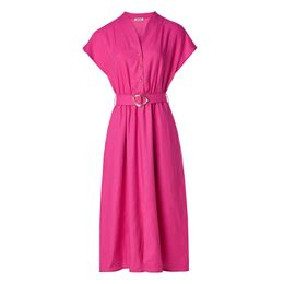 Salsa Jeans Kleid Damen Gr&ouml;&szlig;e 42 pink Winterkleid