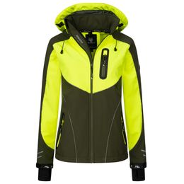 Rock Creek Outdoorjacke Damen Gr&ouml;&szlig;e XS apfel / tanne / schwarz