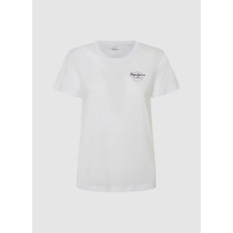 Pepe Jeans T-Shirt 'Gabriela' Damen Gr&ouml;&szlig;e M navy / dunkelrot / wei&szlig;