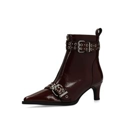 Sacha London SACHA Stiefelette Damen Gr&ouml;&szlig;e 40 bordeaux Winterschuhe