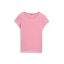 Tom Tailor Denim T-Shirt Damen Gr&ouml;&szlig;e L hellpink