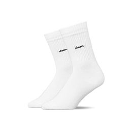 SNOCKS Sportsocken Herren Gr&ouml;&szlig;e 35/38 schwarz / wei&szlig;
