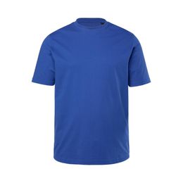Men Plus T-Shirt Herren Gr&ouml;&szlig;e 8XL royalblau / dunkelgrau