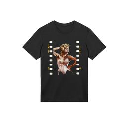 F4NT4STIC T-Shirt 'Madonna Live Photo Reel By Stephen Wright' Herren Gr&ouml;&szlig;e L nude / grau / schwarz / wei&szlig;