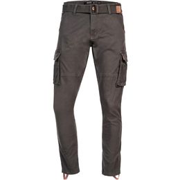 INDICODE Jeans Cargohose 'Mathen' Herren Gr&ouml;&szlig;e 34 braun / grau / pink
