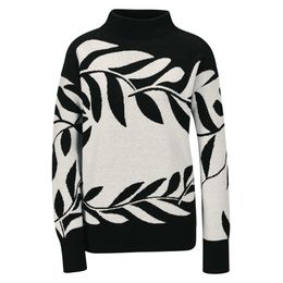 Madeleine Mode Madeleine Pullover Damen Gr&ouml;&szlig;e L schwarz / wei&szlig;
