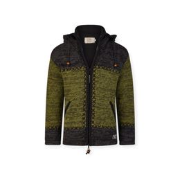 Thc Natural Line Strickjacke 'THC 520' Damen Gr&ouml;&szlig;e L dunkelgr&uuml;n