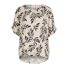 Apricot Leaf Print Woven T-Shirt ' ' Damen Gr&ouml;&szlig;e XS stone