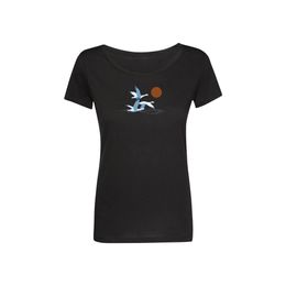 Greenbomb T-Shirt 'Animal Goose Family' Damen Gr&ouml;&szlig;e XXL blau / schwarz