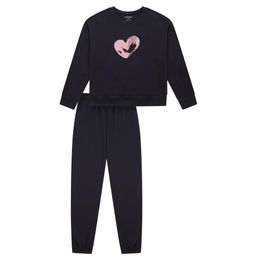 Schiesser Pyjama 'Nightwear' M&auml;dchen Gr&ouml;&szlig;e 140 navy