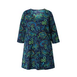 Ulla Popken Shirt Damen Gr&ouml;&szlig;e M/L blau / marine / aqua