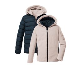 Killtec Winterjacke Jungen Gr&ouml;&szlig;e 176 creme / nachtblau