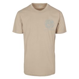 MT Men T-Shirt 'Hemisphere' Herren Gr&ouml;&szlig;e M dunkelbeige / rauchblau