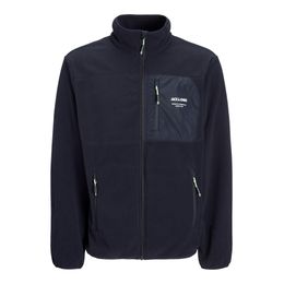 Jack & Jones Jack & Jones Fleecejacke 'JJTheo' Herren Gr&ouml;&szlig;e M dunkelblau