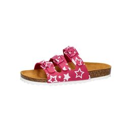 Lico Pantolette 'Bioline Star' M&auml;dchen Gr&ouml;&szlig;e 25 pink / wei&szlig;