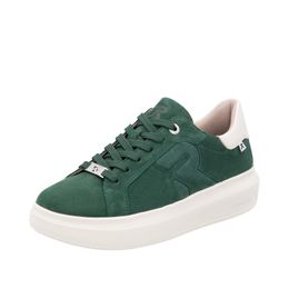 Rieker Sport Sneaker Low ' W1204 ' Damen Gr&ouml;&szlig;e 38 gr&uuml;n / wei&szlig;