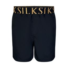 SikSilk Badeshorts Herren Gr&ouml;&szlig;e S beige / schwarz
