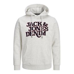 Jack & Jones Jack & Jones Sweatshirt 'Rack' Herren Gr&ouml;&szlig;e XL navy / hellgrau / rot