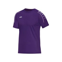 Jako Funktionsshirt 'Classico' Herren Gr&ouml;&szlig;e XXL aubergine / wei&szlig;