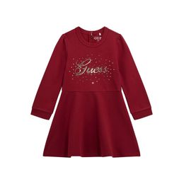 Guess Kleid 'Punto-Milano' M&auml;dchen Gr&ouml;&szlig;e 110 rot / silber