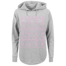 F4NT4STIC Sweatshirt Damen Gr&ouml;&szlig;e L graumeliert / pink