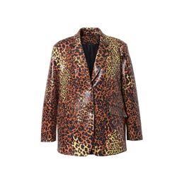 Angel of Style Blazer Damen Gr&ouml;&szlig;e 46 sand / rot / schwarz