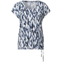 Cecil T-Shirt Damen Gr&ouml;&szlig;e XXL blau / marine / wei&szlig;
