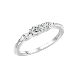Firetti Ring Damen Gr&ouml;&szlig;e 58 silber / transparent