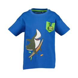 Blue Seven Shirt Jungen Gr&ouml;&szlig;e 110 blau / grau / wei&szlig;