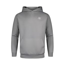 SikSilk Sweatshirt 'Essentials Poly' Herren Gr&ouml;&szlig;e XS grau / wei&szlig;