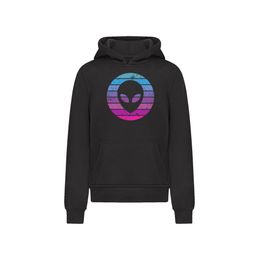 F4NT4STIC Sweatshirt 'Alien Kopf' M&auml;dchen Gr&ouml;&szlig;e 158/164 blau / lila / pink / schwarz