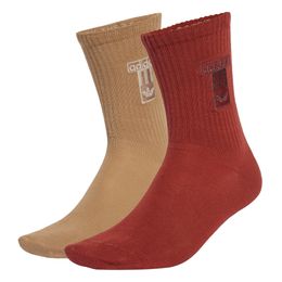 adidas originals Socken 'Adibreak' Damen Gr&ouml;&szlig;e 31/33 braun / rostrot