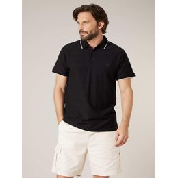 Deeluxe Poloshirt 'REVOLTIX' Herren Gr&ouml;&szlig;e XXL schwarz / wei&szlig;