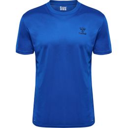 Hummel Funktionsshirt 'ACTIVE' Herren Gr&ouml;&szlig;e XL blau / schwarz
