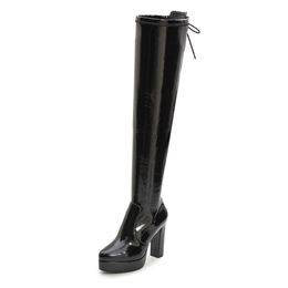 LASCANA Belle Affaire Overknees Damen Gr&ouml;&szlig;e 38 schwarz Winterschuhe