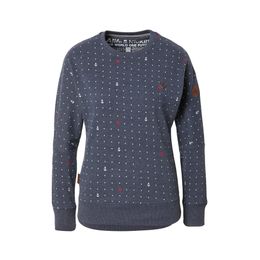alife and kickin Alife & Kickin Sweatshirt 'DarlaAK' Damen Gr&ouml;&szlig;e XXL marine / braun / rot / wei&szlig;