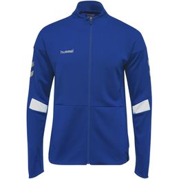 Hummel Trainingsjacke Herren Gr&ouml;&szlig;e S blau / wei&szlig;
