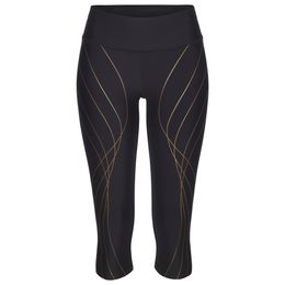 active by Lascana Lascana Active Sporthose Damen Gr&ouml;&szlig;e XS gold / schwarz