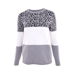 NAVIGAZIONE Pullover Damen Gr&ouml;&szlig;e XL/XXL grau / schwarz / wei&szlig;