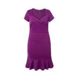 Ulla Popken Kleid Damen Gr&ouml;&szlig;e 56 beere Winterkleid