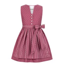 Stockerpoint Dirndl 'Leni' M&auml;dchen Gr&ouml;&szlig;e 146/152 beere / wei&szlig;