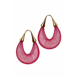 Gretchen Ohrringe 'Vlum Loop' Damen Gr&ouml;&szlig;e ONESIZE gold / pink