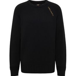 Carlo Colucci Pullover 'Ditta' Herren Gr&ouml;&szlig;e 4XL goldgelb / schwarz