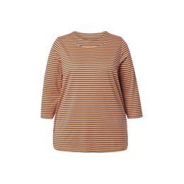 Ulla Popken Shirt Damen Gr&ouml;&szlig;e L/XL graphit / orange