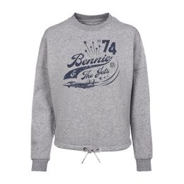 F4NT4STIC Sweatshirt 'Elton John Bennie And The Jets' Damen Gr&ouml;&szlig;e M dunkelblau / graumeliert