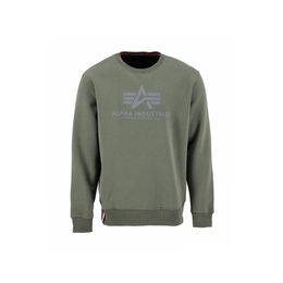 Alpha Industries Sweatshirt 'Basic Reflective' Herren Gr&ouml;&szlig;e XXL oliv